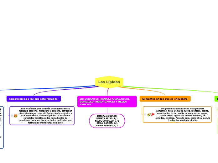 Los Lípidos - Mind Map